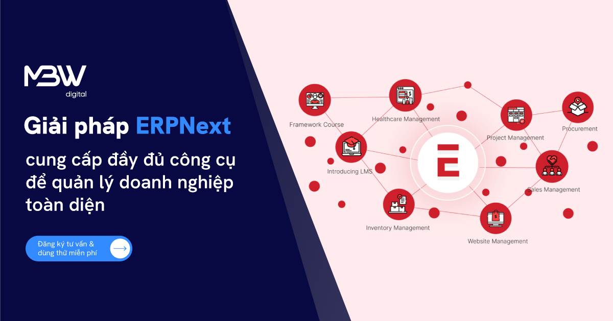ERPNext: Trang chủ ERPNext - ERPNext Việt Nam - MBW Digital