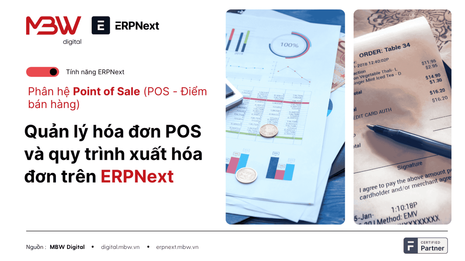 Quản lý hóa đơn POS và quy trình xuất hóa đơn trên ERPNext